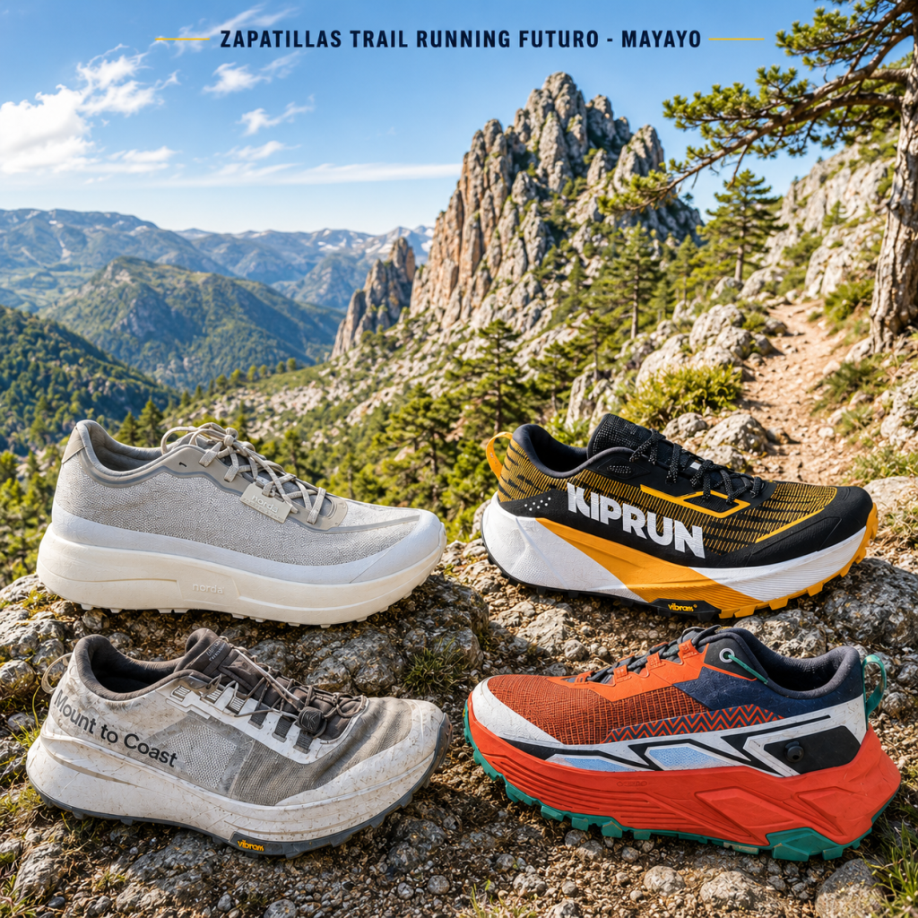 ZAPATILLAS TRAIL RUNNING Y FUTURO: 8 pruebas por Mayayo.